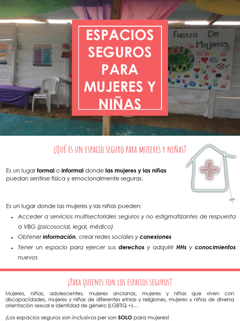 Espacios Seguros para Mujeres y Niñas - Corto | PDF | Empoderamiento | Comunidad