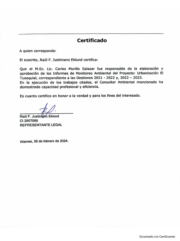 Cert Tbjo Tusequial | PDF