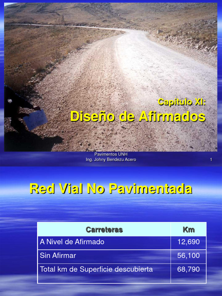 Diseño y Mantenimiento de Afirmados | PDF | Lima (Material) | Grava