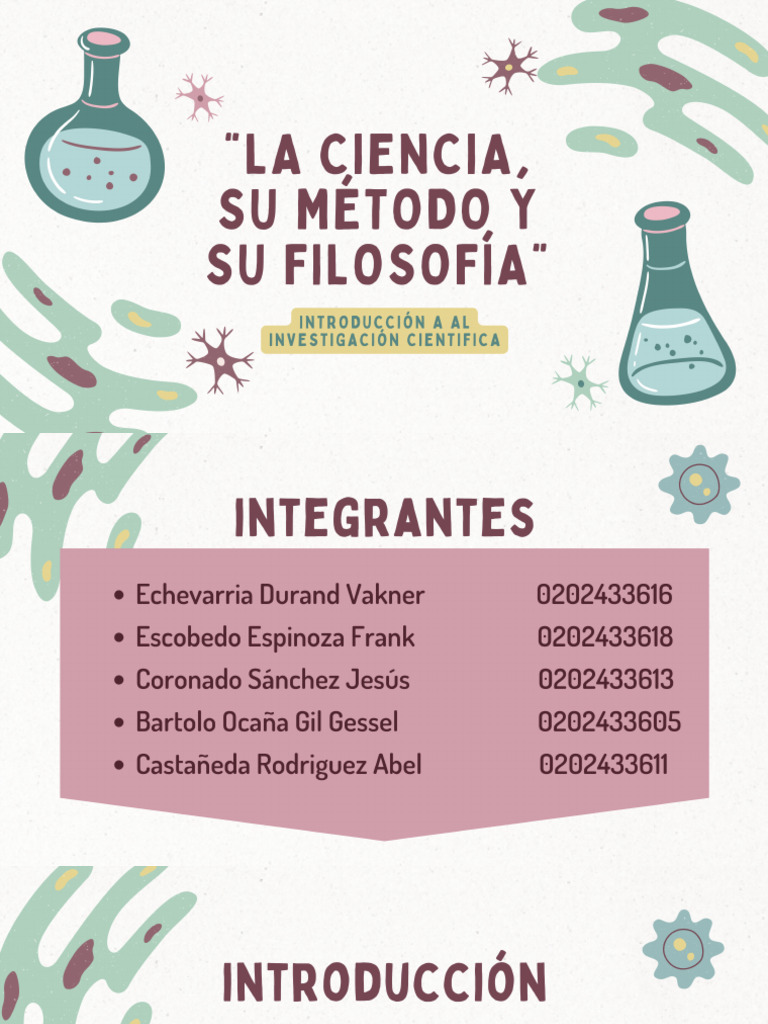Ciencia , Su Metodo y Su Filosofía | PDF