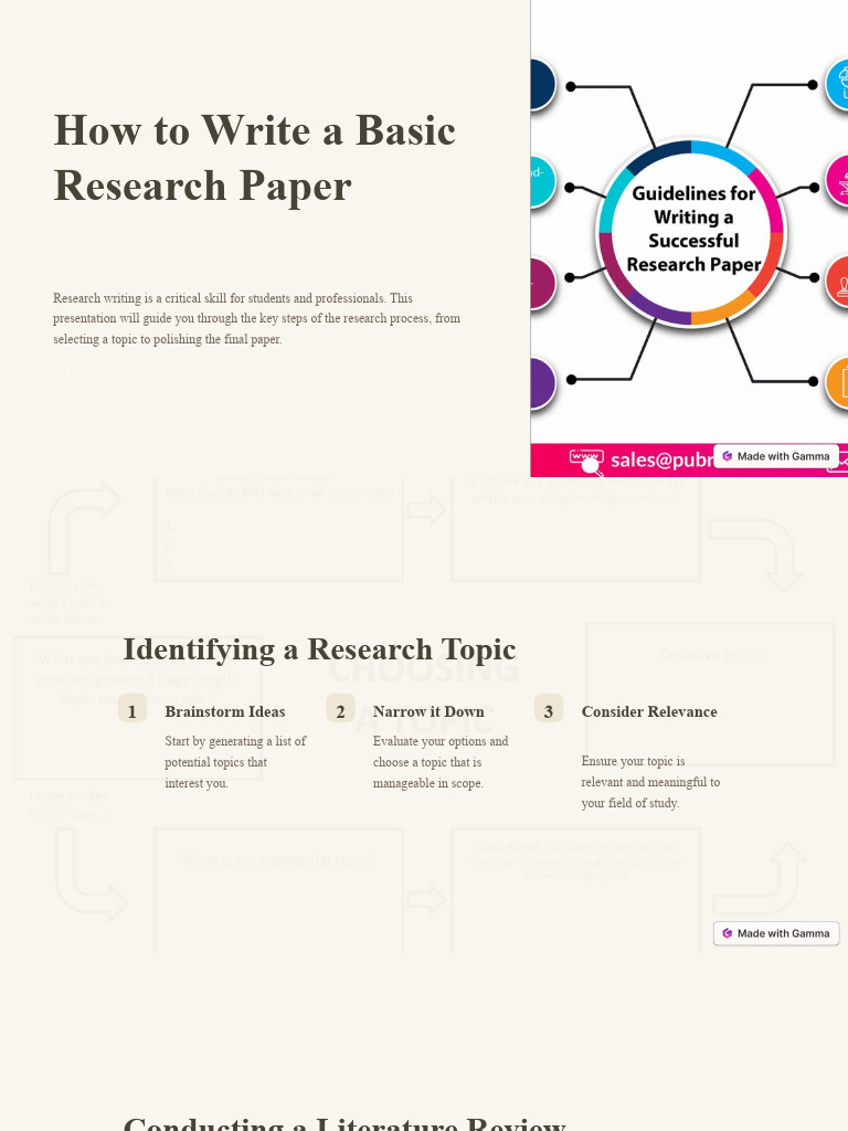 How To Write A Basic Research Paper | PDF | Methodology | Data