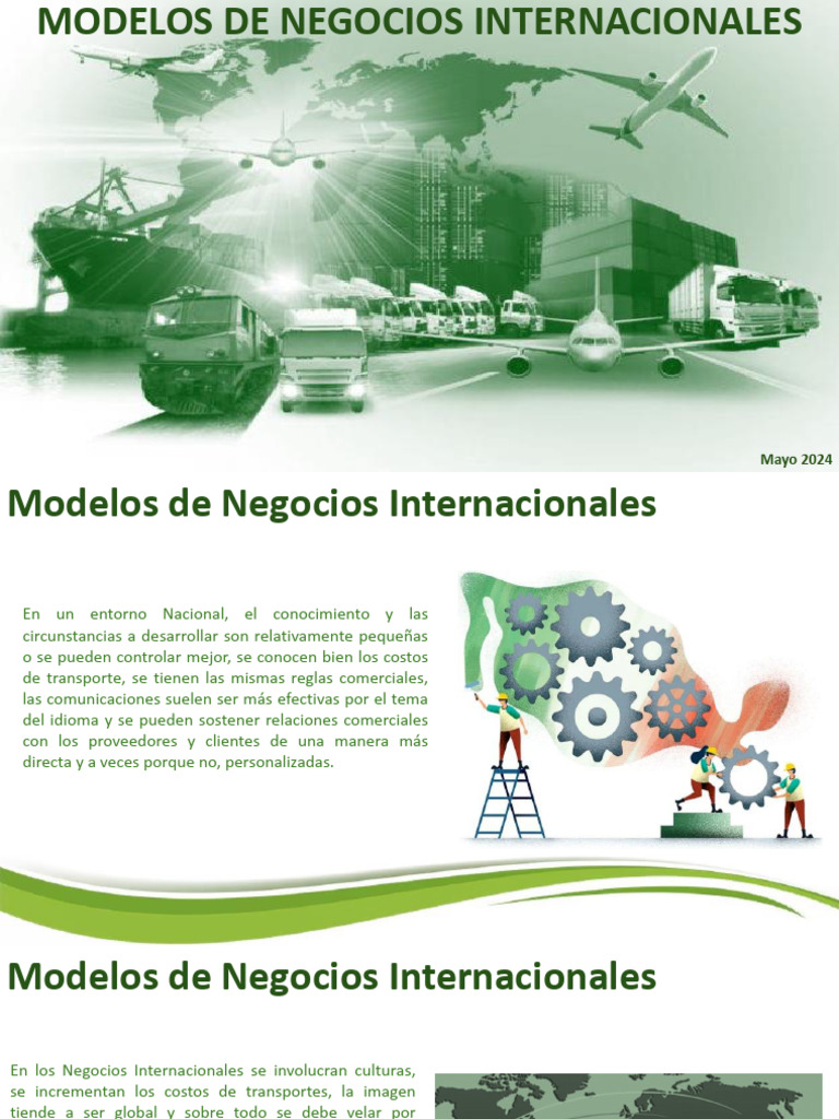 Sesion 03 Modelos de Negocios Internacionales | PDF | Negocios ...