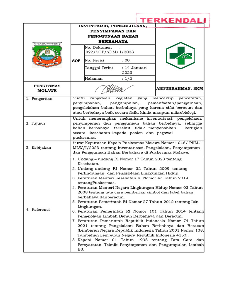 3.1.4.3.b.1 File 1 SOP INVENTARIS PENGELOLAAN PENYIMPANAN DAN ...