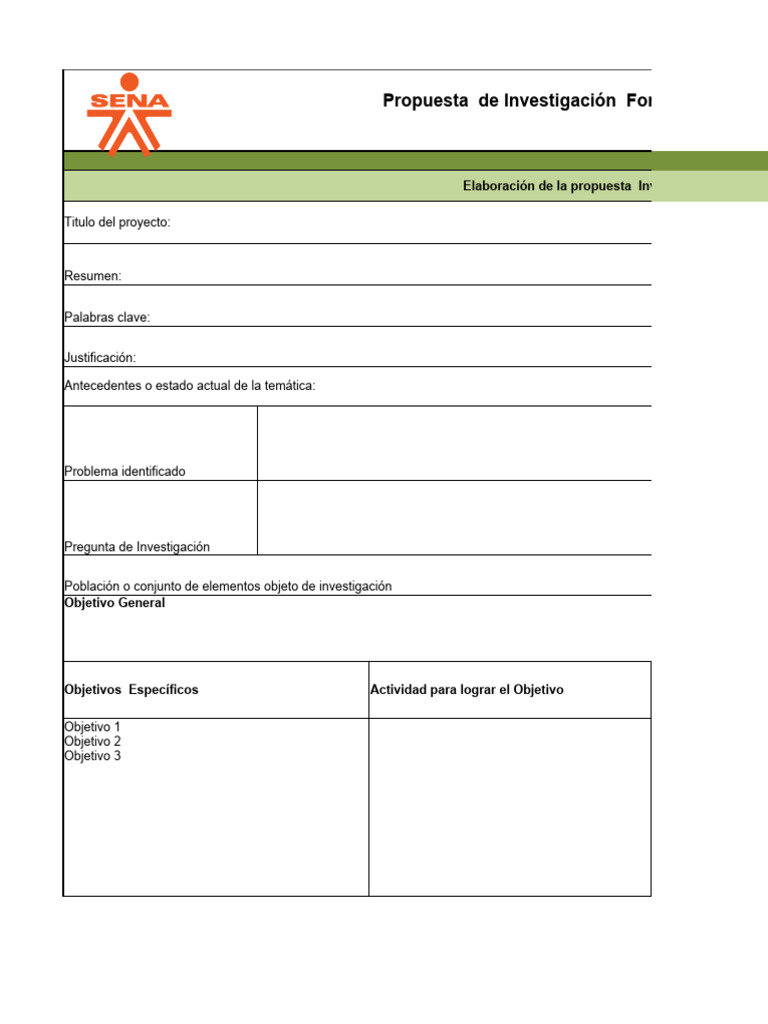 Formato Propuesta 240201064 AA2 EV01 | PDF Formato Propuesta 240201064 AA2 EV01 | PDF