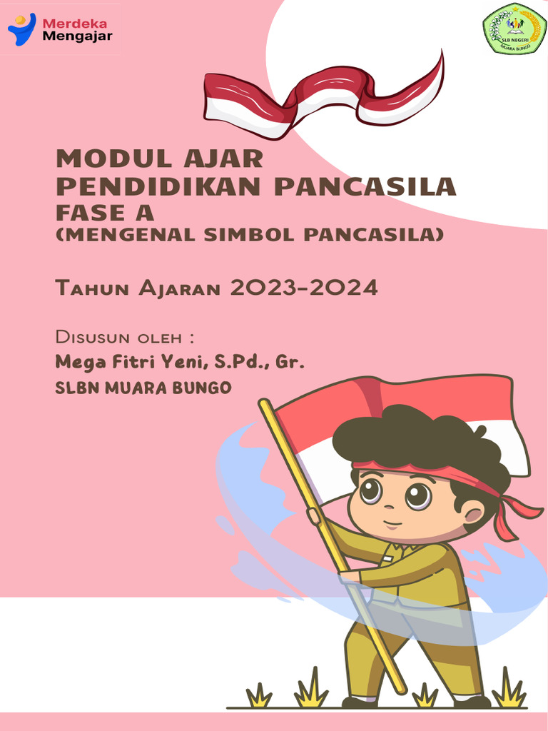 Modul Ajar Pendidikan Pancasila - Mengenal Simbol Pancasila Fase A - Fase A | PDF