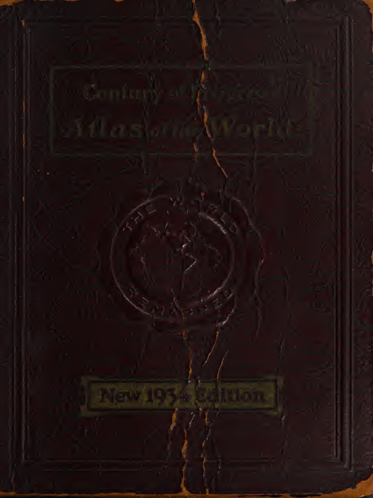 Century of Progress Atlas of The World - Souvernir Ed. of Worlds Fair ...