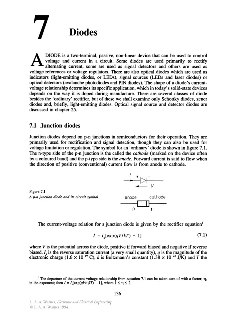 Diodes | PDF | Diode | P–N Junction