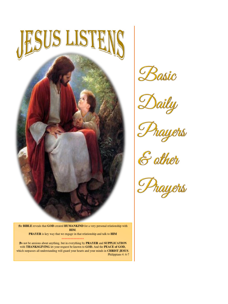 Basic Daily Prayers 5 | PDF | God The Father | Lord's Prayer