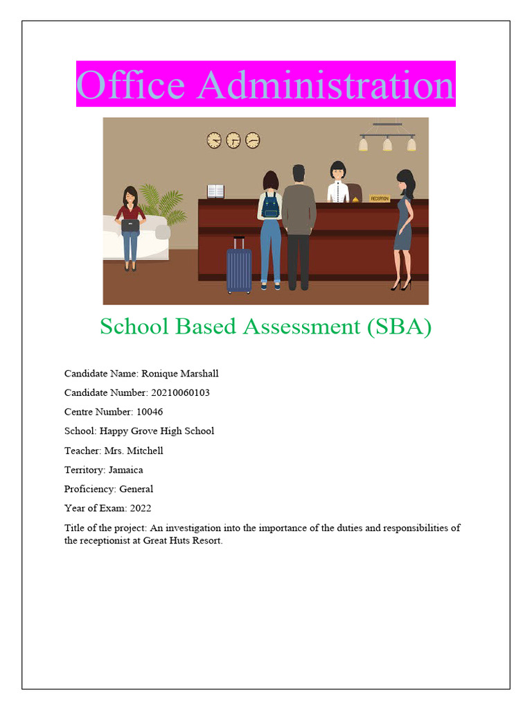 Office Administration | PDF | Chair | Communication