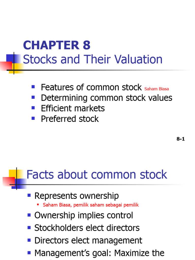 CH 08 | PDF | Stocks | Efficient Market Hypothesis