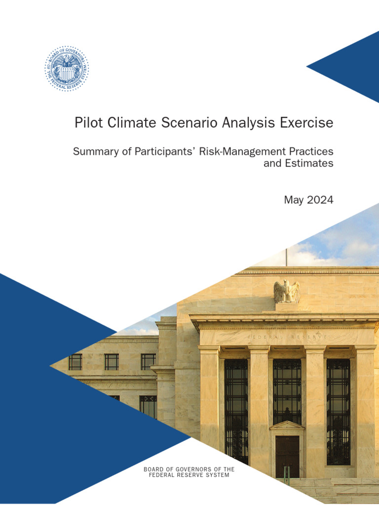 Pilot Climate Scenario Analysis Exercise Summary May 24 1715296460 ...
