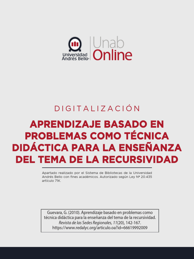 Aprendizaje Basado en Problemas | PDF | Aprendizaje | Maestros