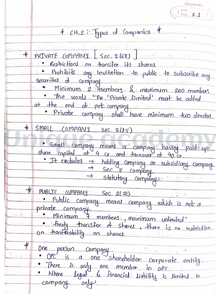 Sbill Ch 2 Handwritten Notes Pdf