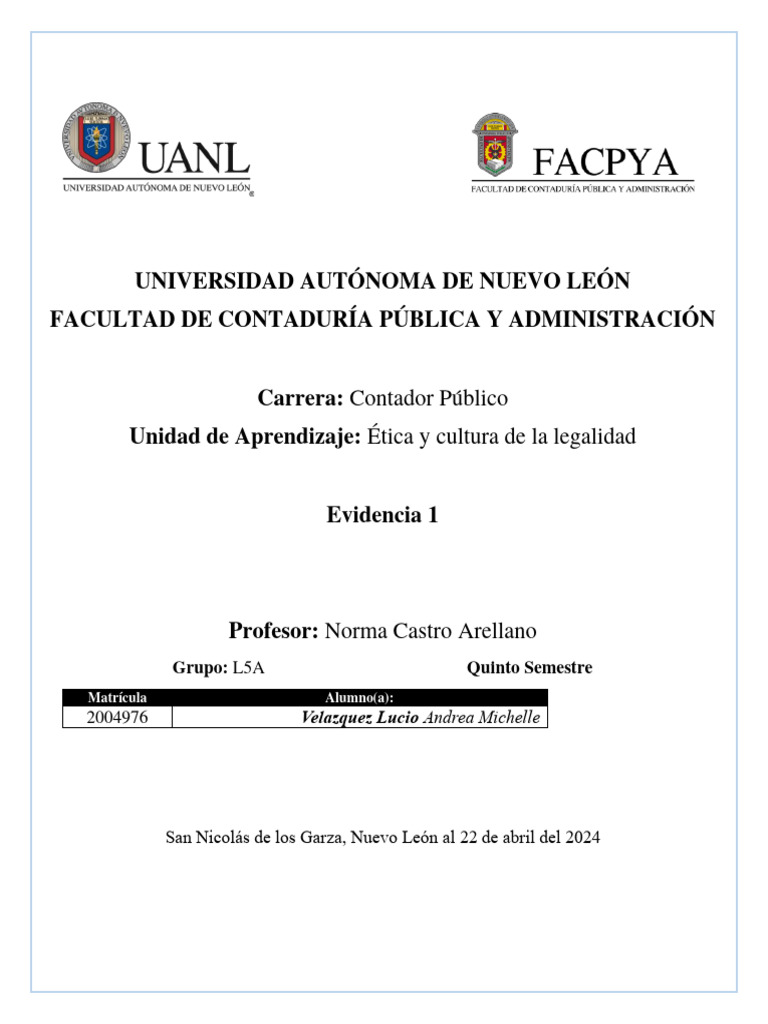 Equipo4 Ev1 | PDF | Moralidad | Sociedad