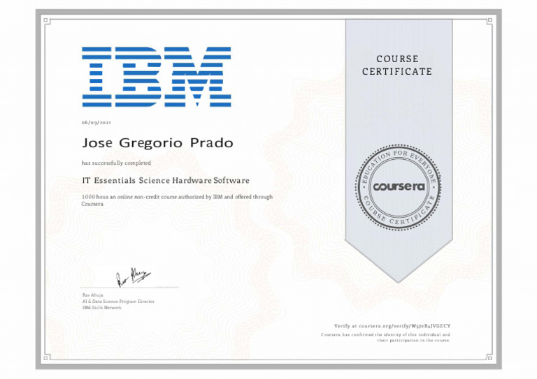 14.ibm It Support Certificate | PDF