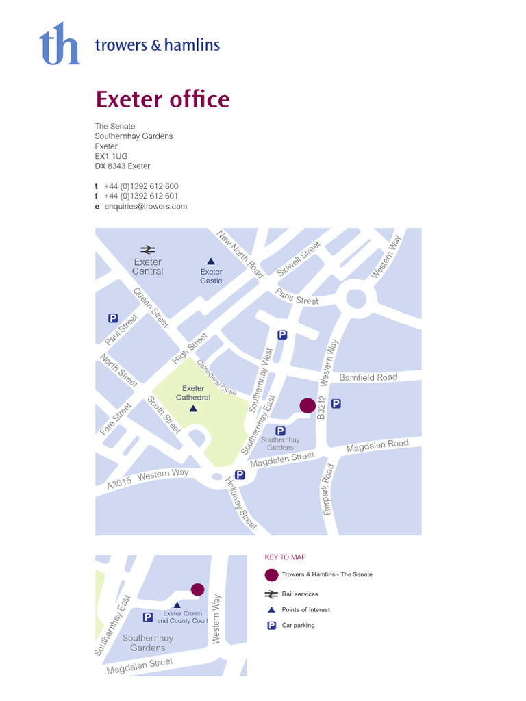 Exeter Map | PDF