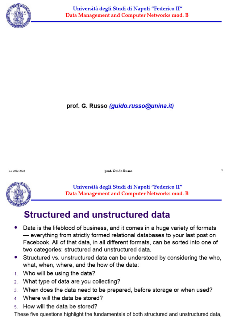 Lez.a-01-Big Data Introduction | PDF | Metadata | Data