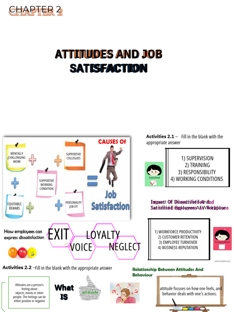 Attitudes and Job: Satisfaction | PDF | Job Satisfaction | Attitude ...