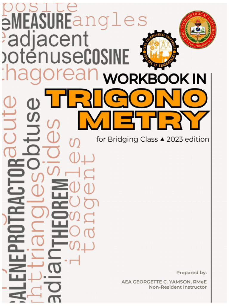 Final Trigonometry Workbook | PDF | Trigonometric Functions | Triangle