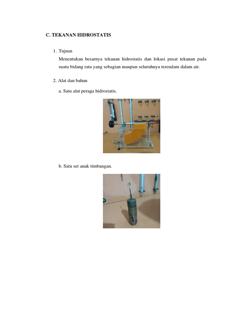Hidrostatik (1) Docx7 | PDF