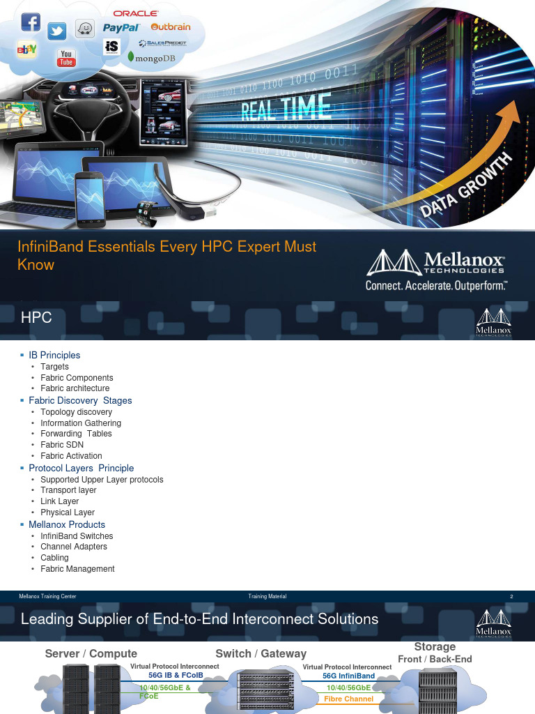 Lez.b-04 Infiniband | PDF | Information Technology | Computing
