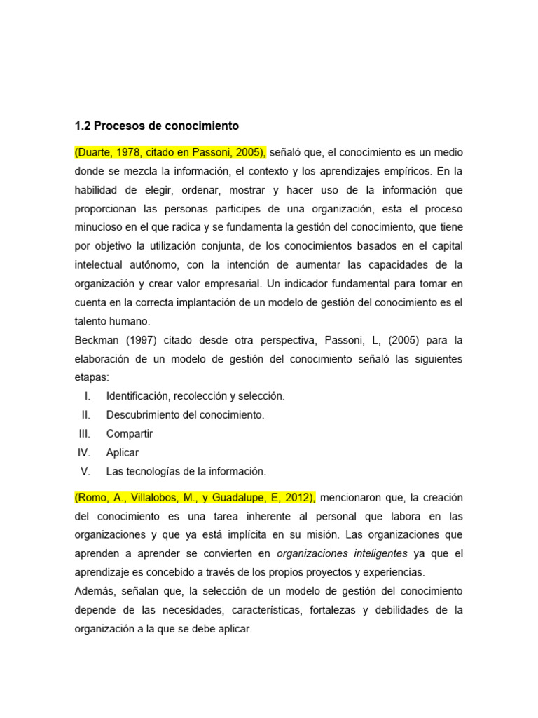 23-JUNIO - PROCESOS de Conocimiento | PDF | Conocimiento administrativo | Conocimiento
