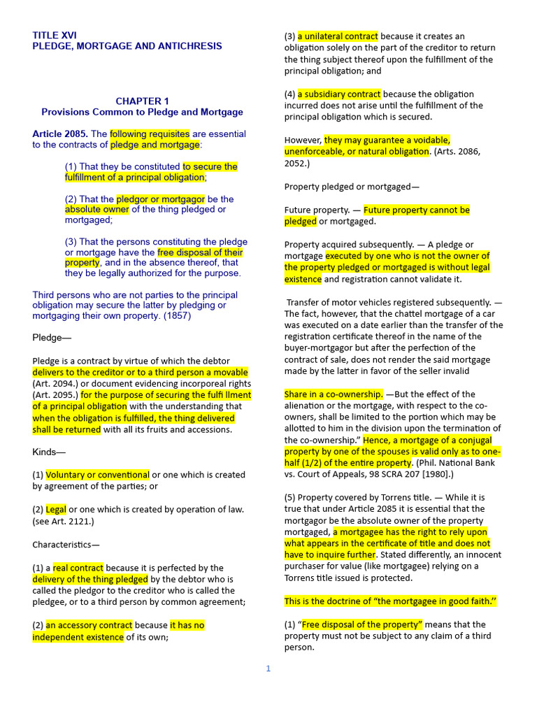 Mortgage | PDF | Mortgage Law | Foreclosure