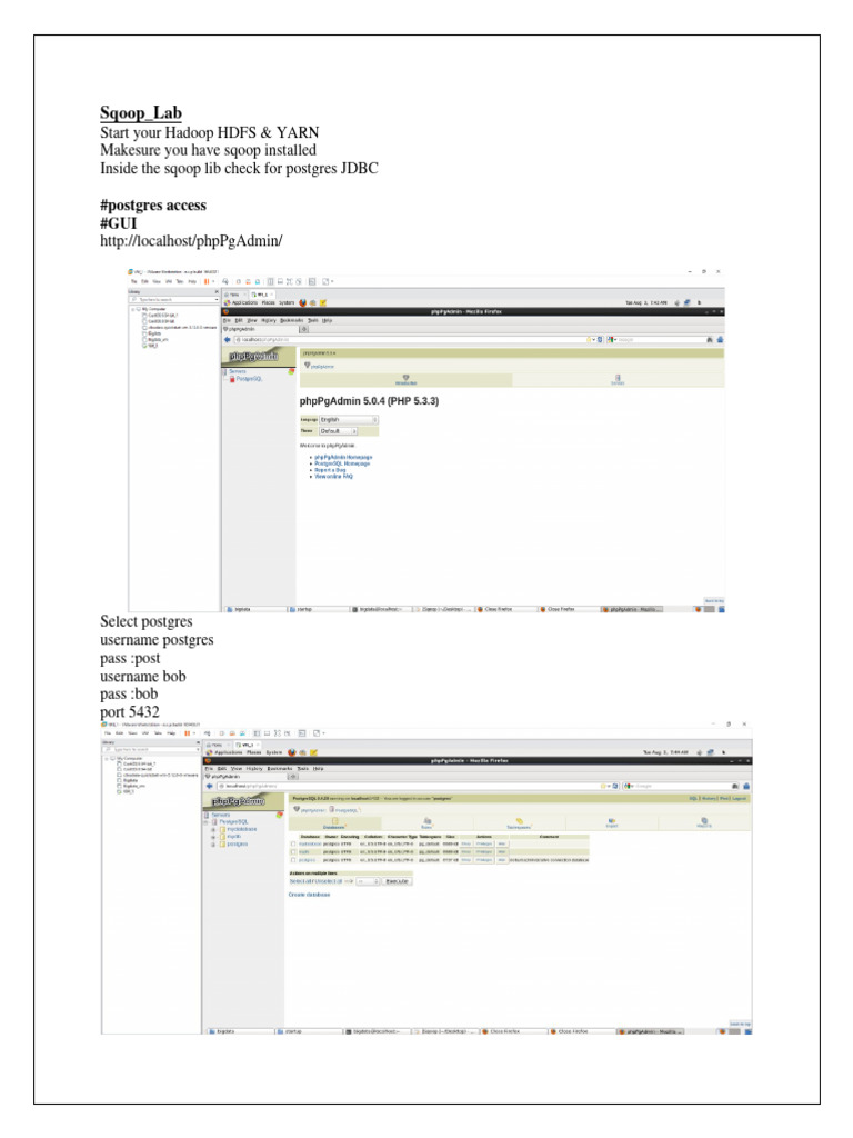 Sqoop PostgreSQL Integration Guide | PDF | Postgre Sql | Data Management Software