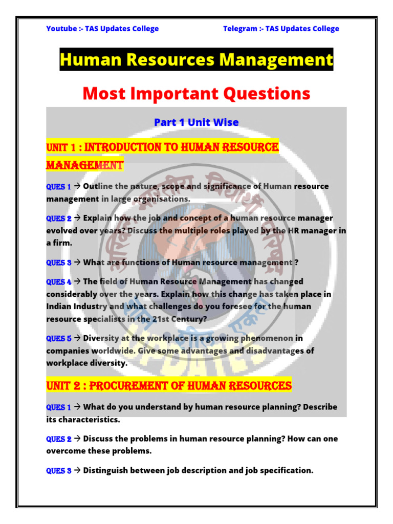 Document From | PDF | Employment | Human Resource Management