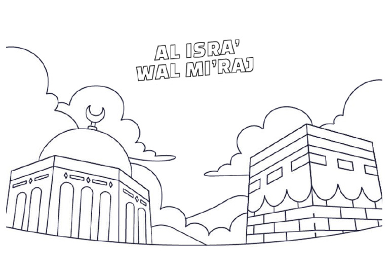 gambar_mewarnai_isra'_mi'raj_1 | PDF