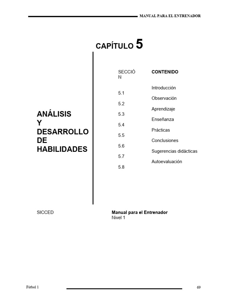 Capã - Tulo 5 Analisis y Desarrillo de Habilidades | PDF | Aprendizaje | Memoria