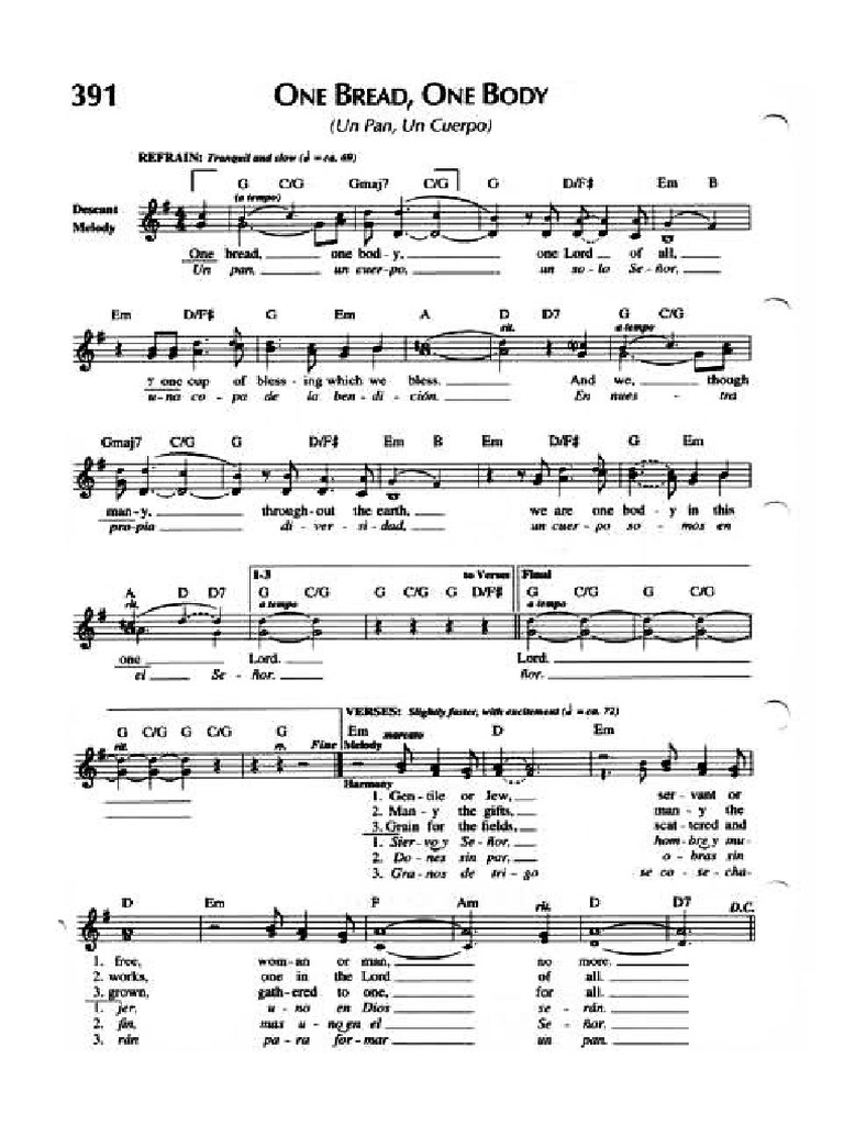 One Bread, One Body | PDF