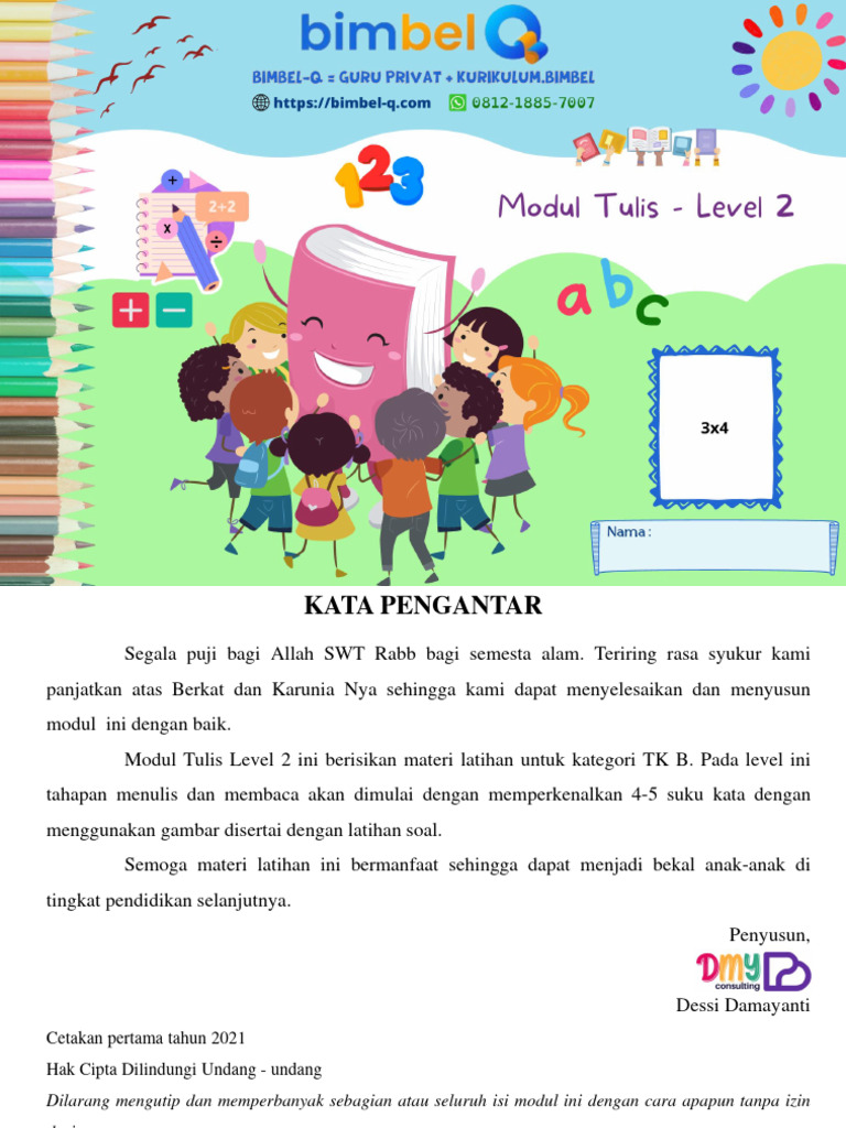 Modul Latihan Membaca Level 2 | PDF
