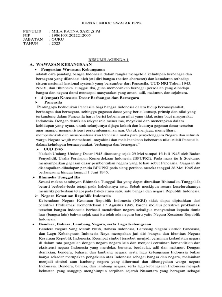 JURNAL MOOC MILA RATNASARI S.PD | PDF | Politik