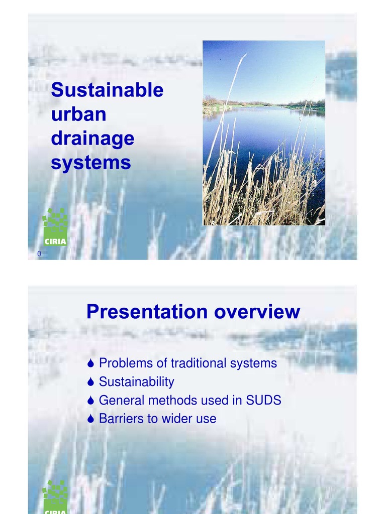 SUDS Presentation | Download Free PDF | Drainage | Surface Runoff