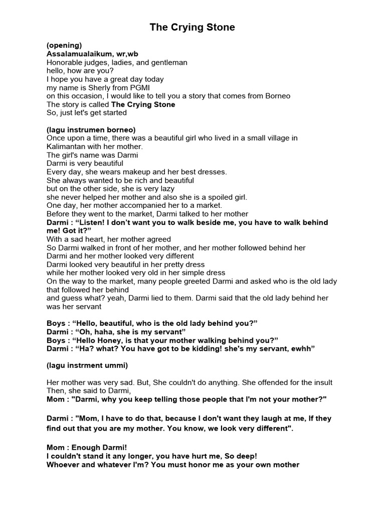 The Crying Stone | PDF