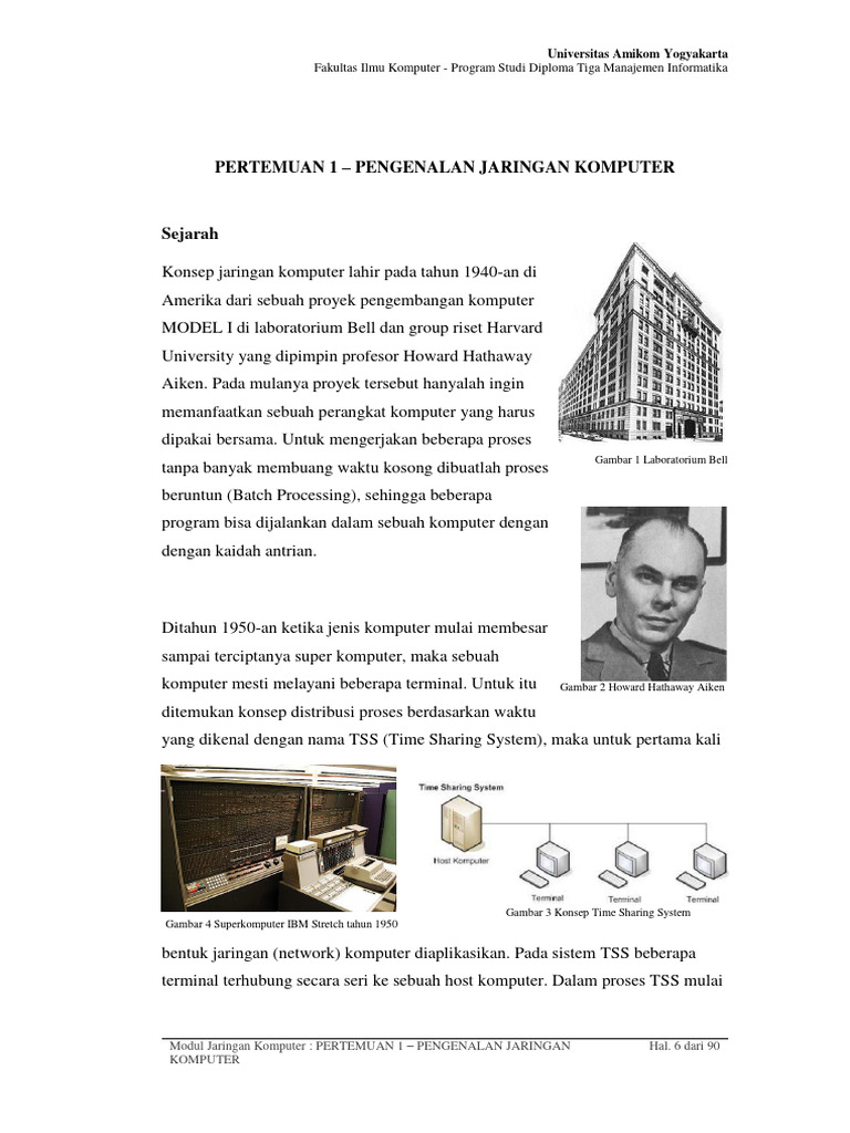 Pengenalan Jaringan Komputer Amikom | PDF