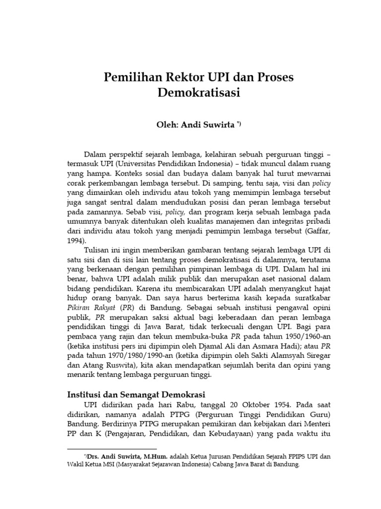 Sejarah UPI | PDF