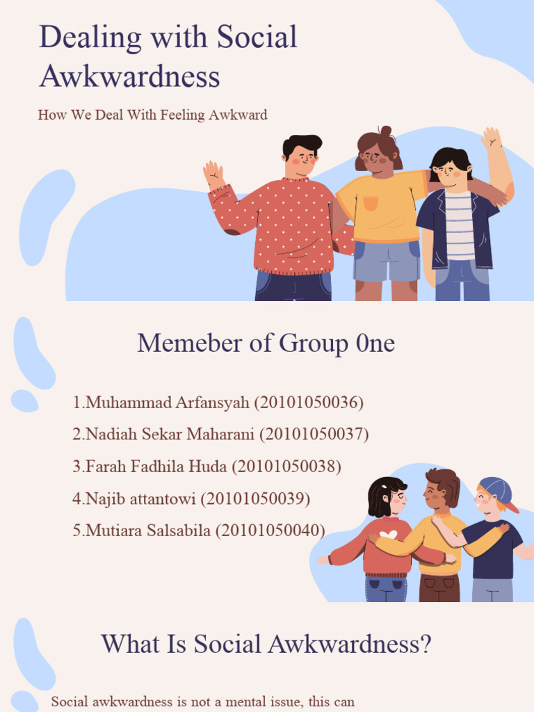 Social Awkwardness | PDF | Extraversion And Introversion | Behavioural ...