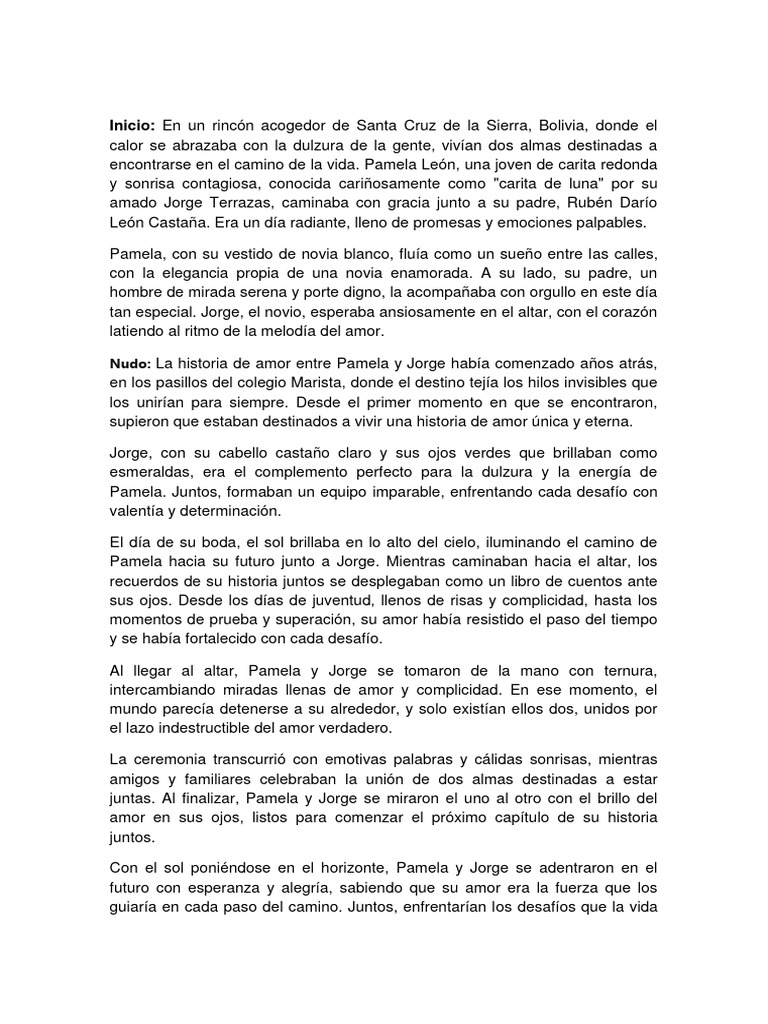 Cuento Pamela Pdf Amor