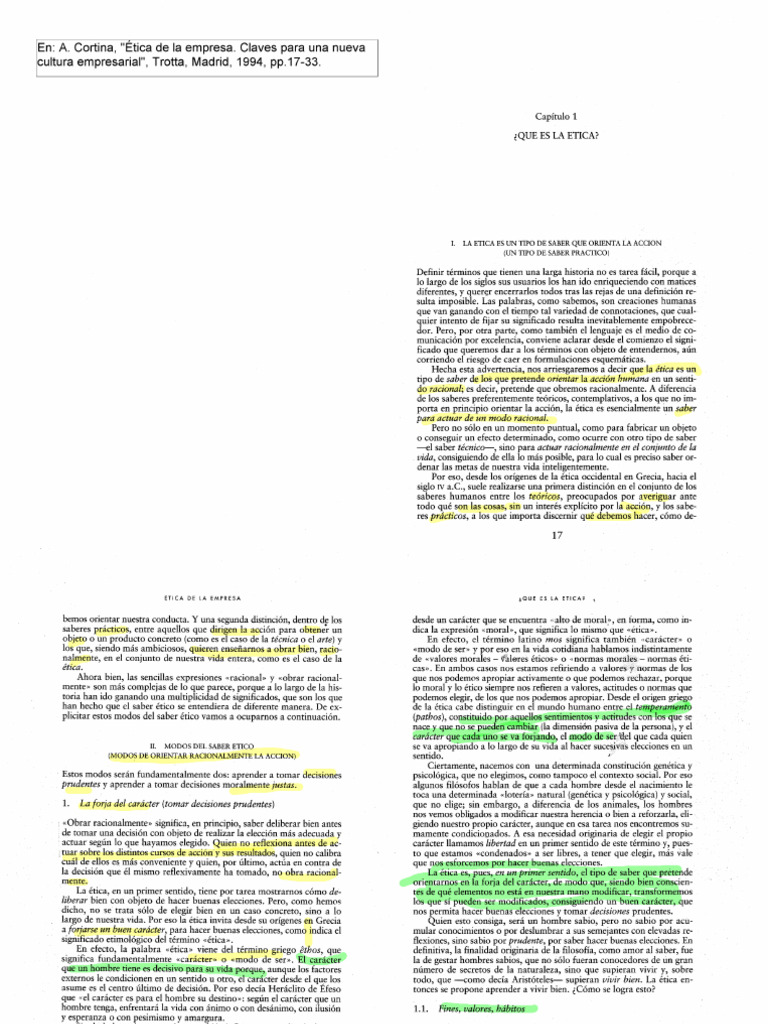 Cortina -Que Es La Etica (1)-Copy-Copy | PDF