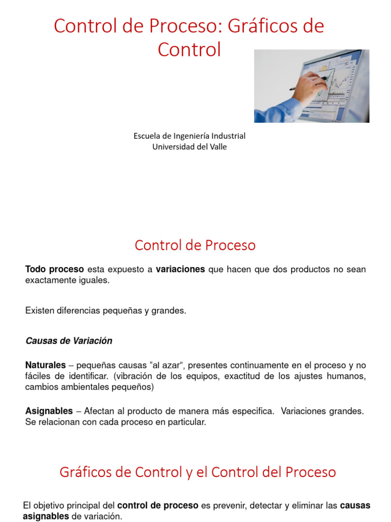 Gráficos de Control - Repaso | PDF | Estadísticas | Ingeniería