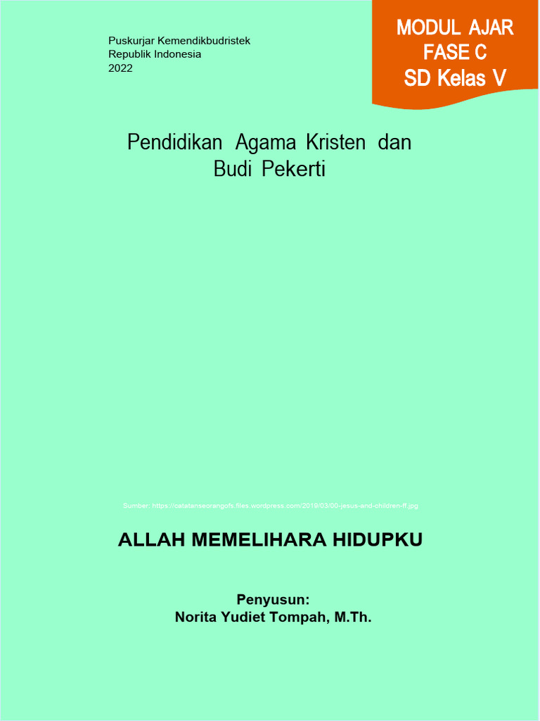 Modul Ajar Agama Kristen SD | PDF