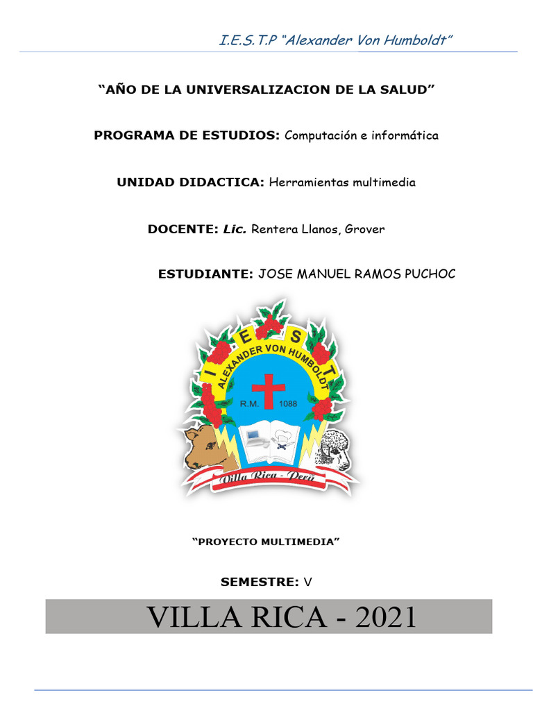 Esquema de Proyecto Multimedia | Descargar gratis PDF | Software ...