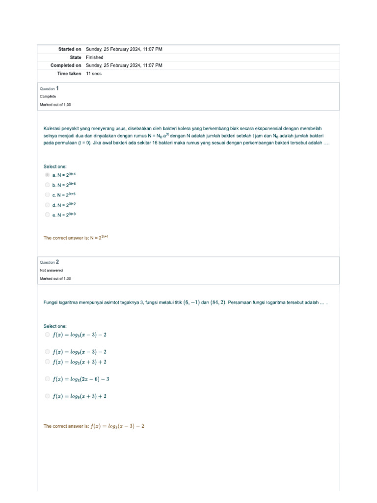 Soal Simulasi Aas Mat | PDF