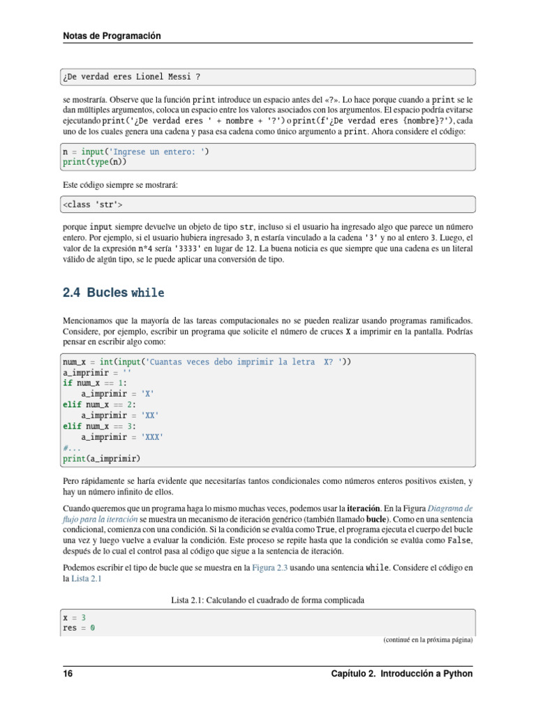 Notas Clase 04 | PDF | Python (lenguaje de programación) | Lenguaje de ...