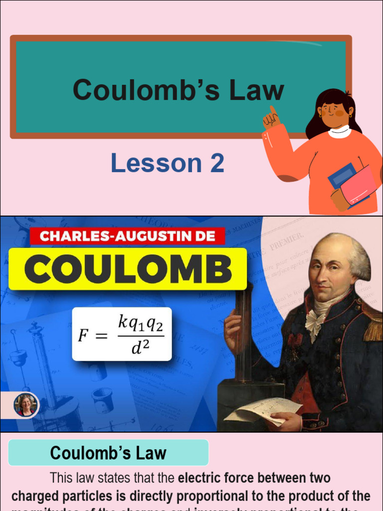 Gen Phys 2 Lesson 2 Coulombs Law | PDF | Force | Mass
