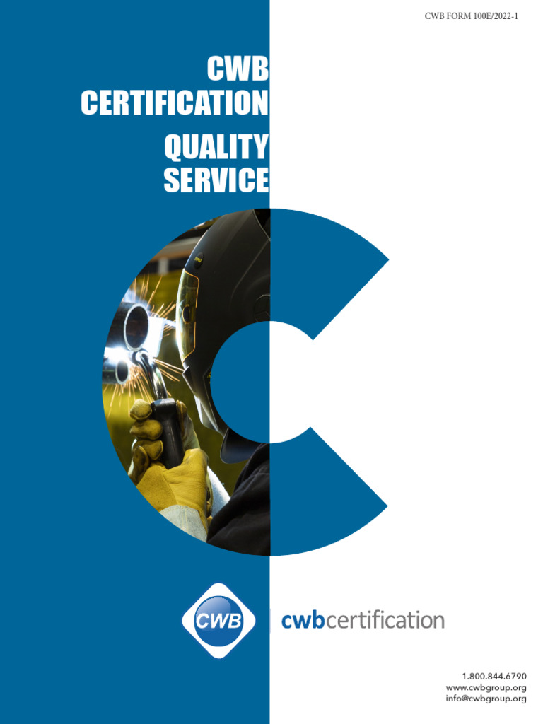 CWB Certification - QualificationServices - Guide | PDF | Framing ...