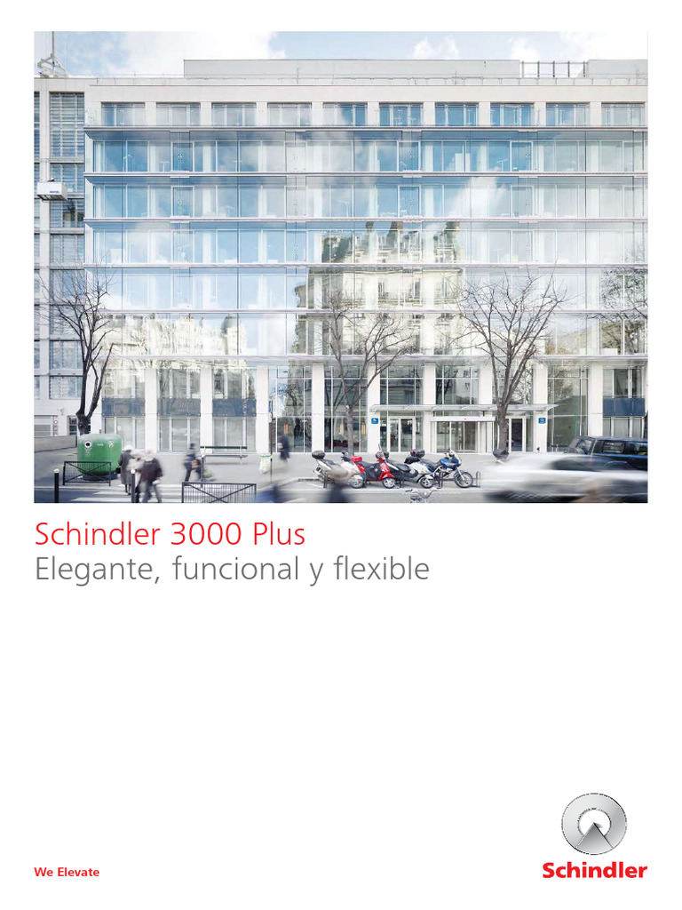 Schindler 3000 Plus Elevador | Descargar gratis PDF | Diseño | Ingeniería