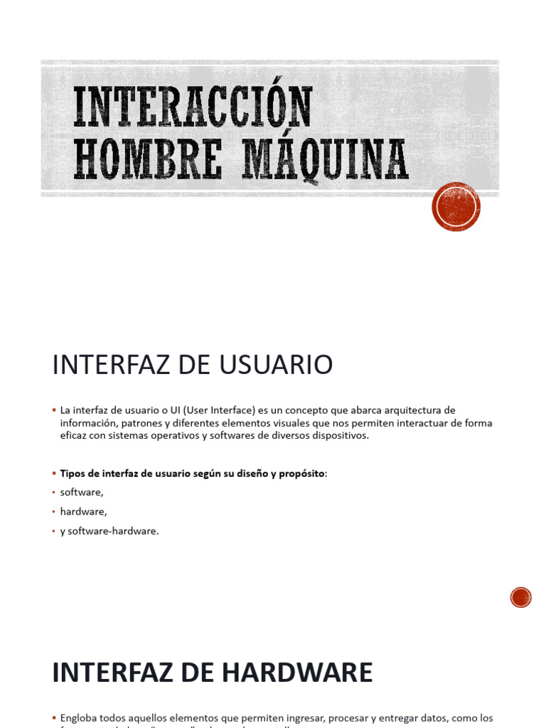 Clase 03 Ihm | PDF | Computadoras | Tecnología e ingeniería